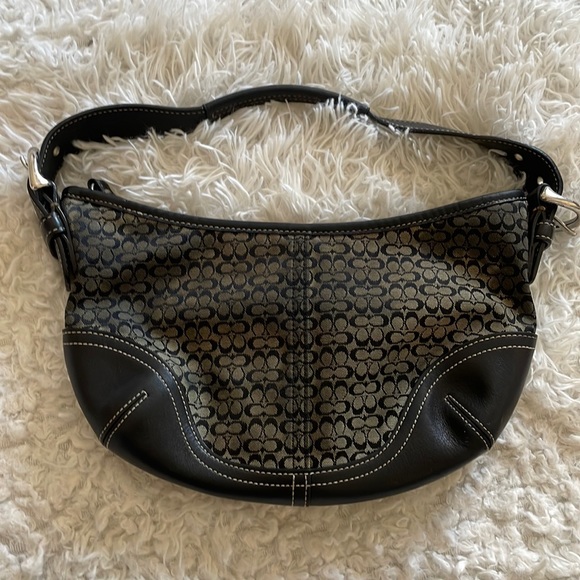 Coach | Bags | Vintage Coach Logo Small Shoulder Bag | Poshmark